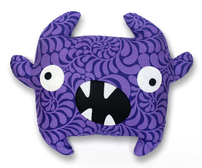 Zumba the Monster Pattern Big Plush Monster Stuffed Toy - Etsy