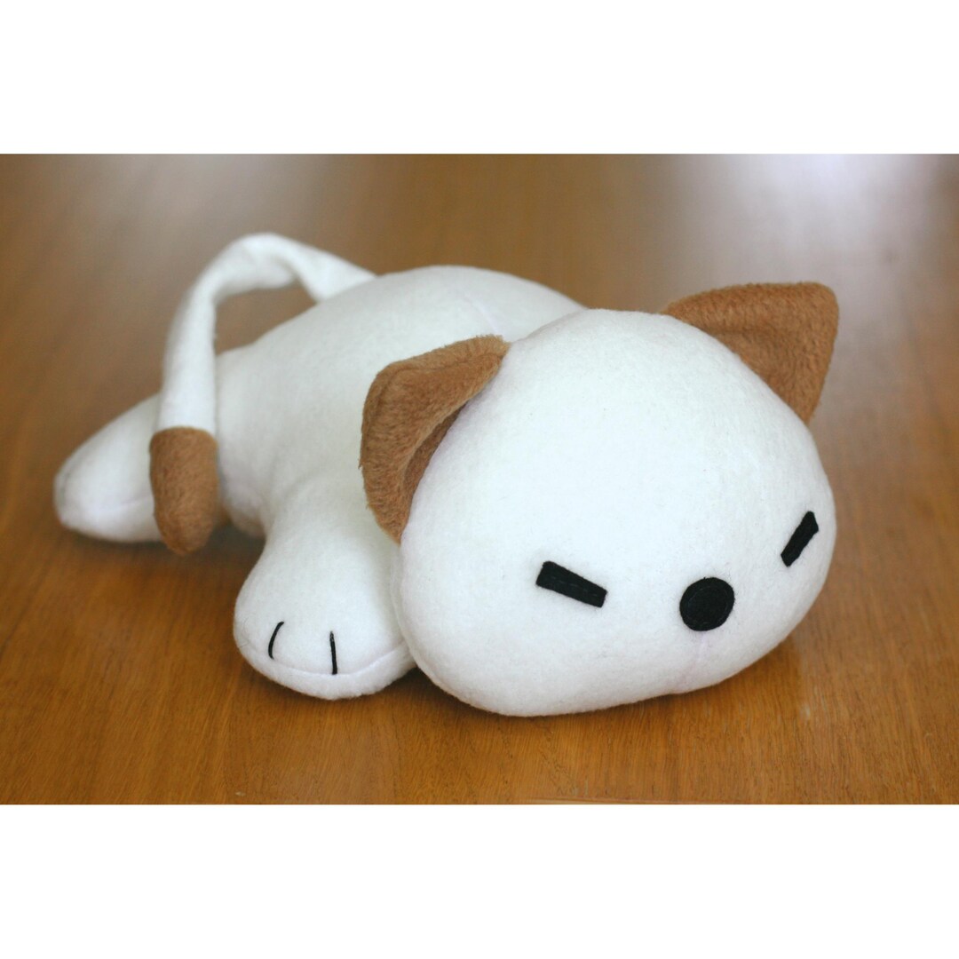 Cute Kitty Cat Sewing Pattern – DIY Fleece Plush (PDF) - Etsy