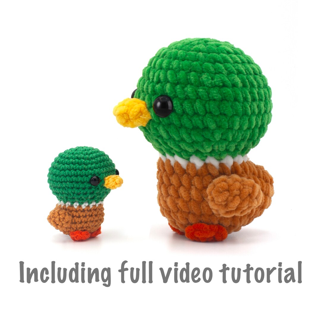 Duck Amigurumi Crochet Pattern PDF DIY Small Mini Duckling Plushie ...