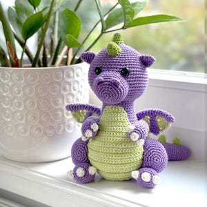 Elio the Dragon Crochet Pattern - Easy Beginner Amigurumi Pattern PDF ...