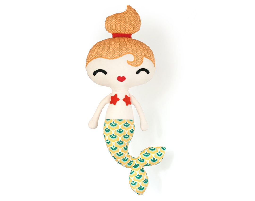 Miranda Mermaid Doll Sewing Pattern - Sew a Cute Toy PDF - Etsy