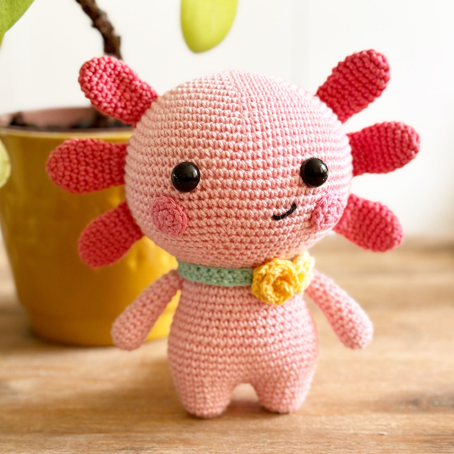 Axolotl Crochet Pattern Lulu the Axolotl Amigurumi Tutorial - Etsy