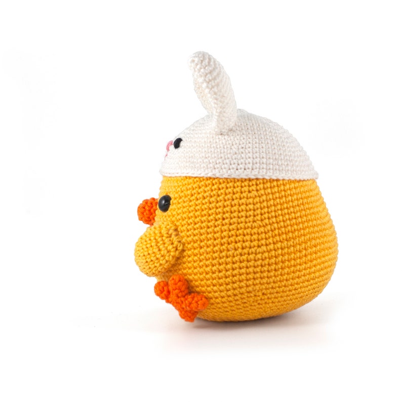 Charlie the Easter Bunny Chick Amigurumi Toy Crochet Pattern | Etsy