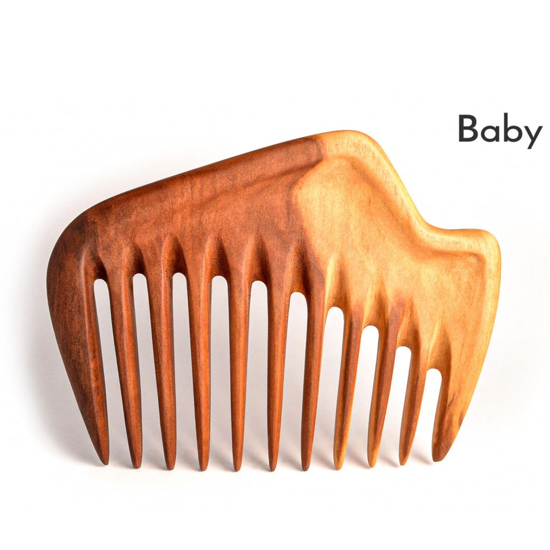 Custom Wooden Hair Comb for Kids Personalized Natural Hair Comb Unique ...