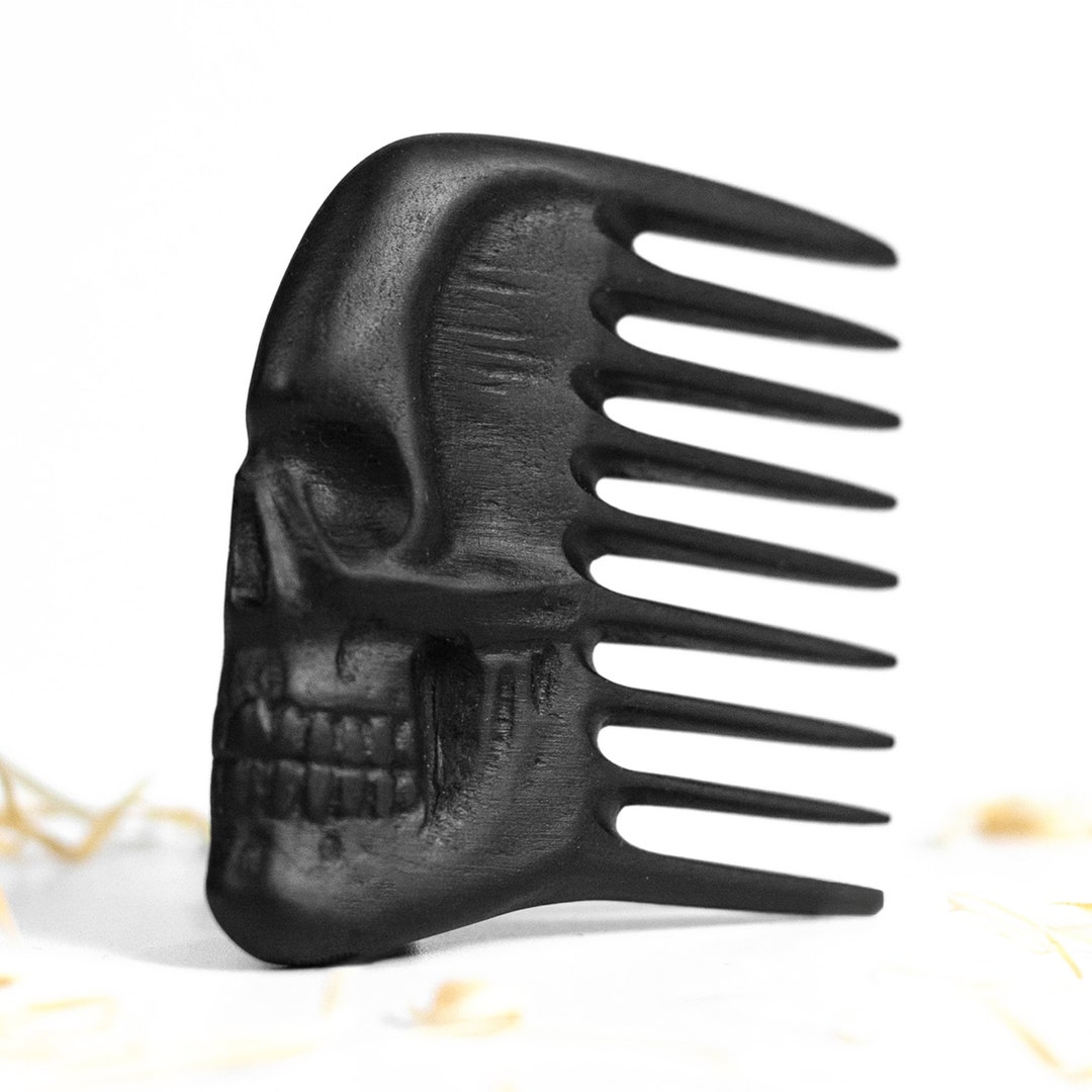 Carved Wooden Beard Comb Personalized Beard Brush Customized Groomsman ...