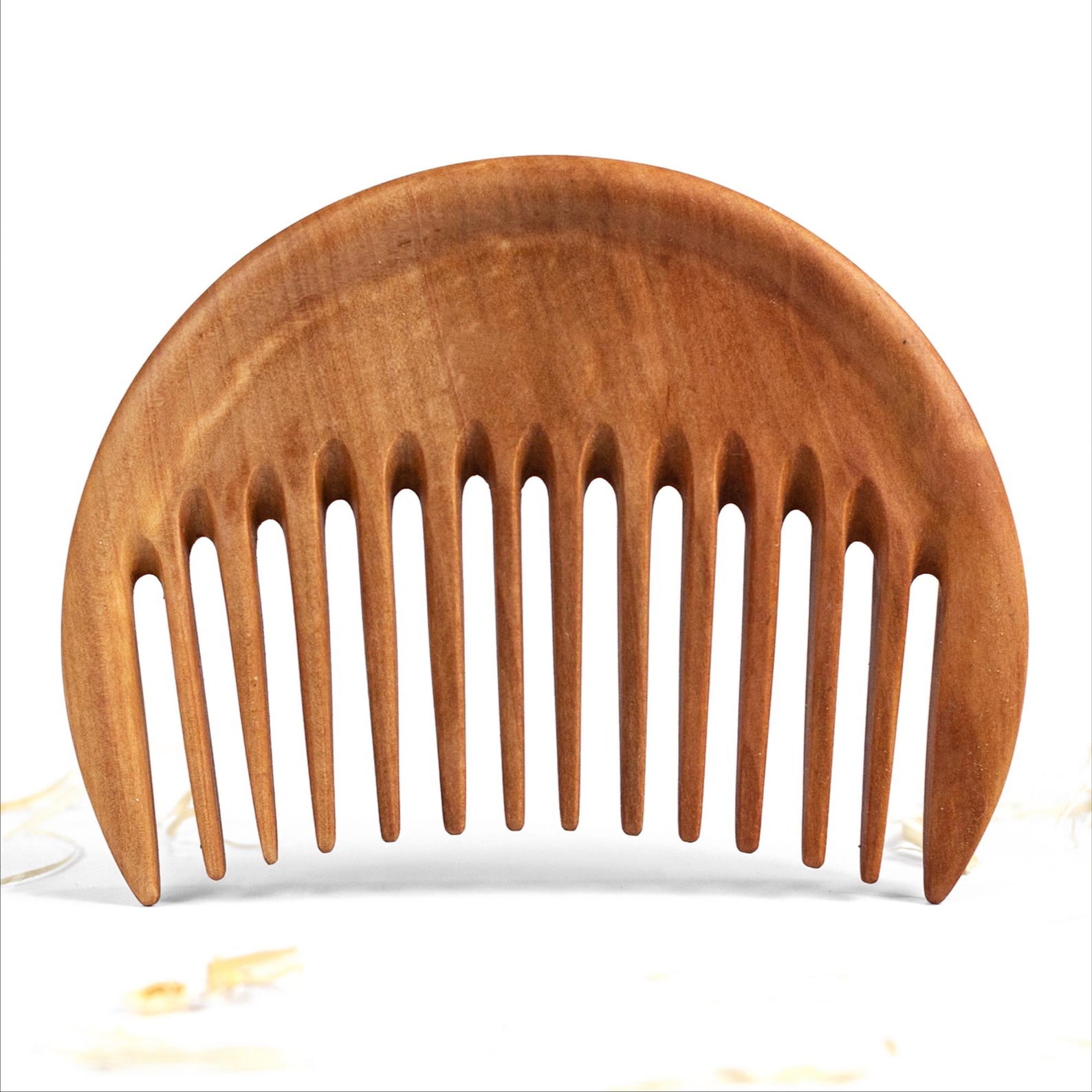 Pear Wood Comb Covered With Oil - Wooden Comb - Wood Comb - Wide Tooth ...