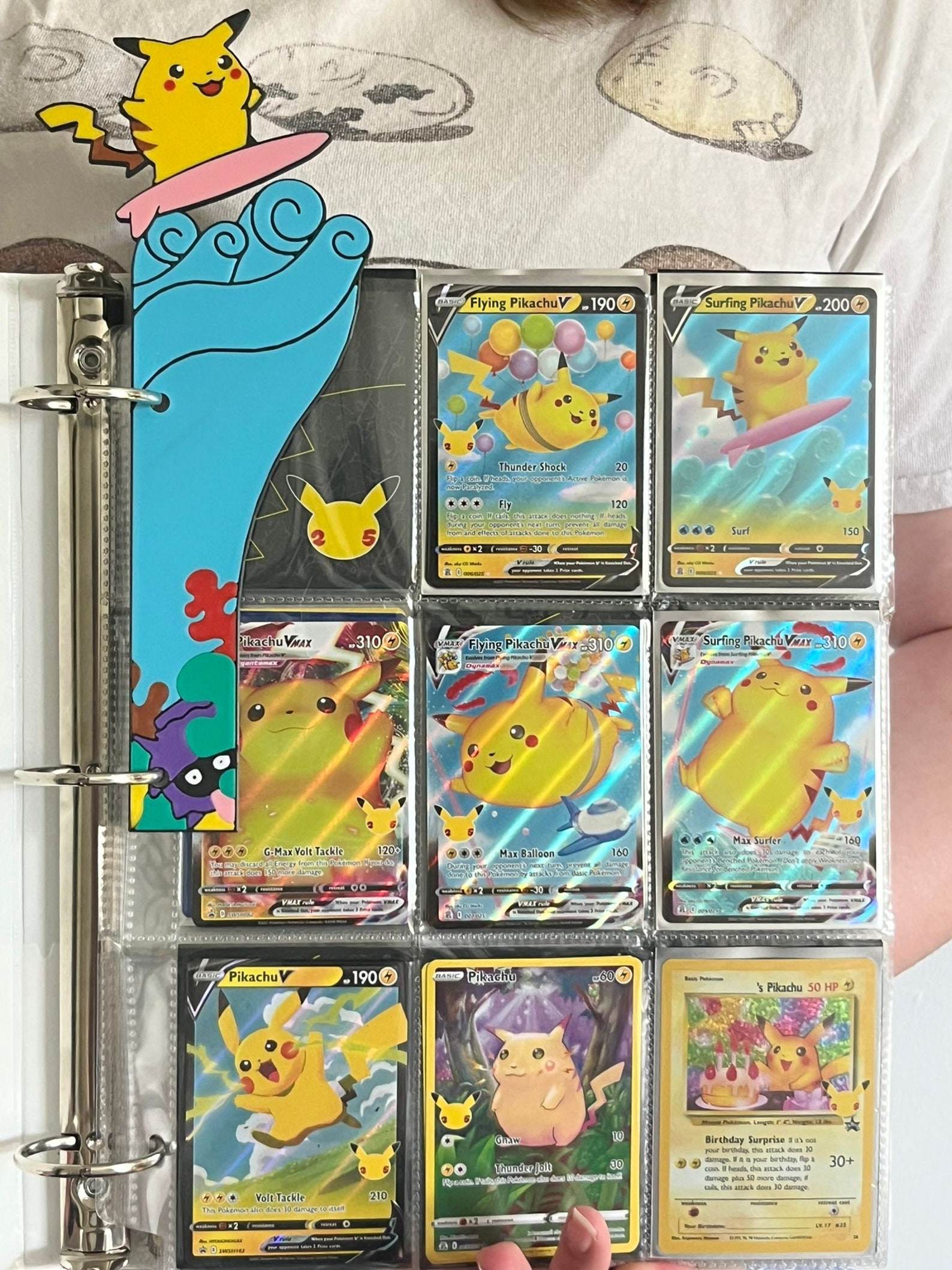 Pokemon TCG Pikachu Binder Bookmarks - Etsy