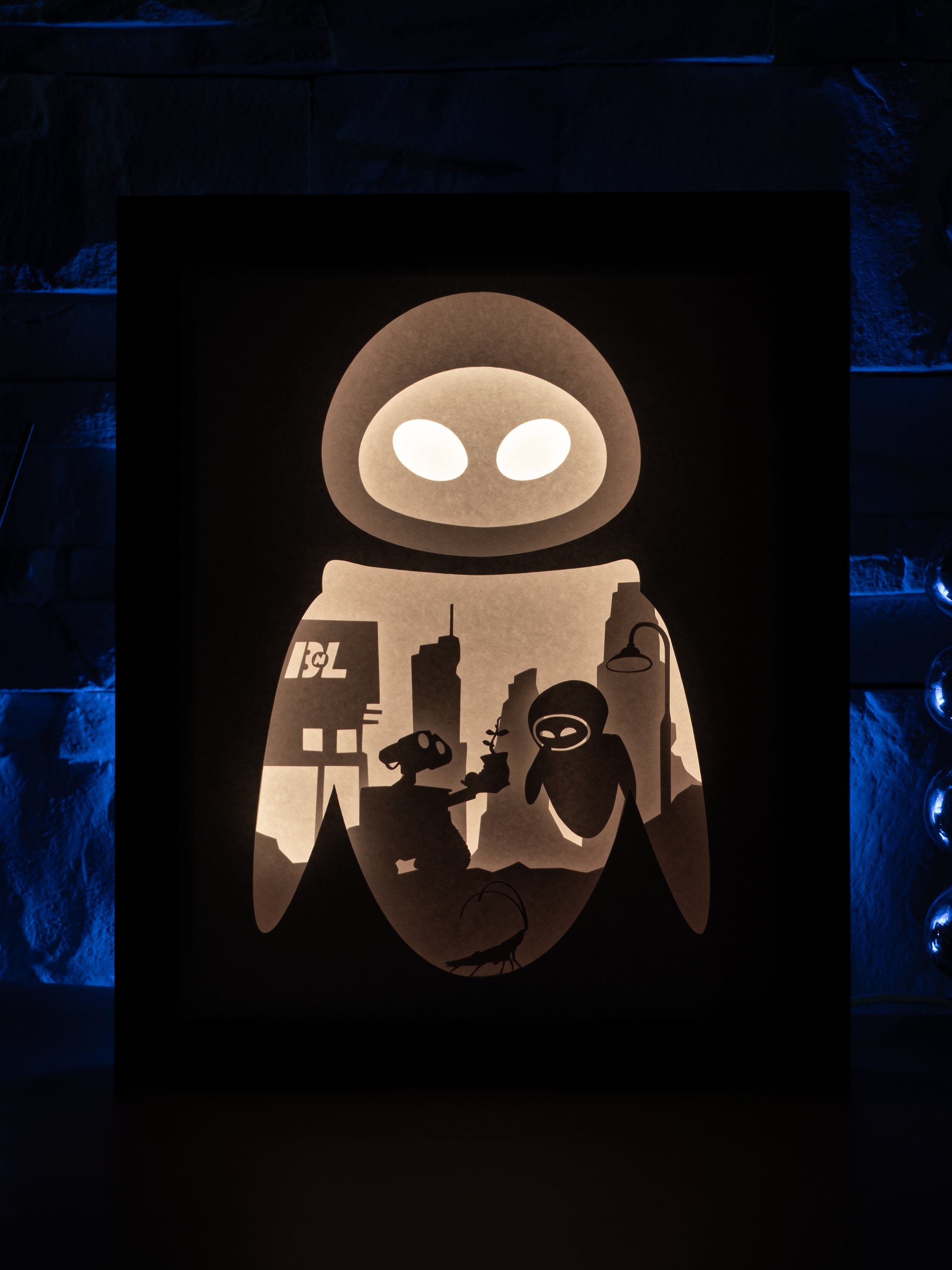 Wall DIY Light Box Templates PDF for Printing SVG for Cutting Machines ...