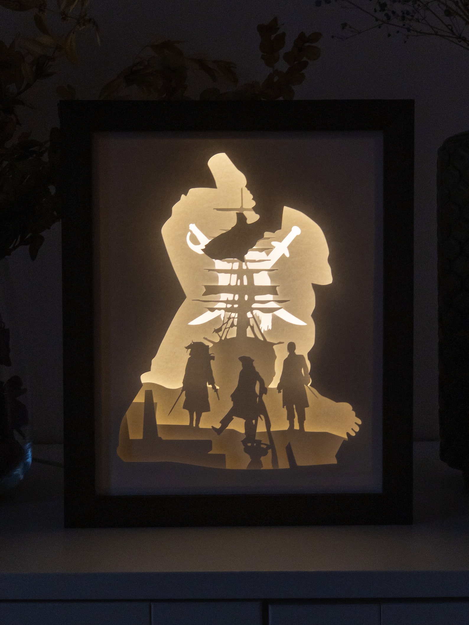 Pirates DIY Light Box Templates PDF for Printing SVG for Cutting ...