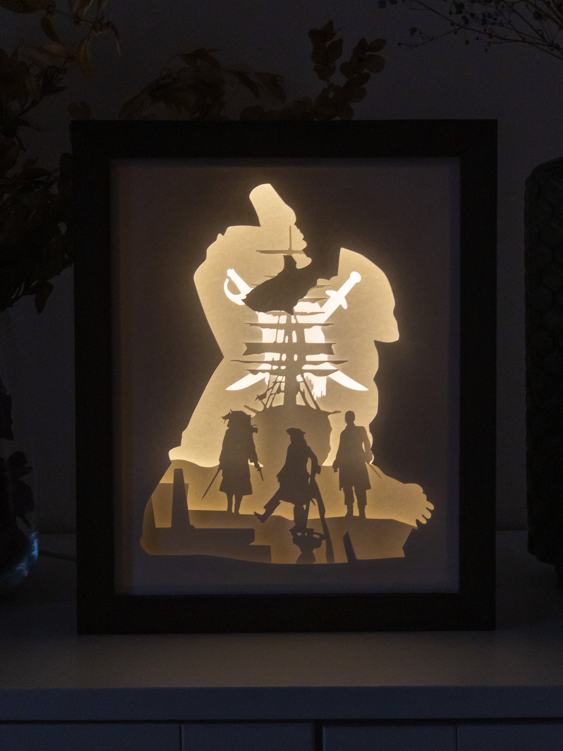 Pirates DIY Light Box Templates PDF for Printing SVG for Cutting ...