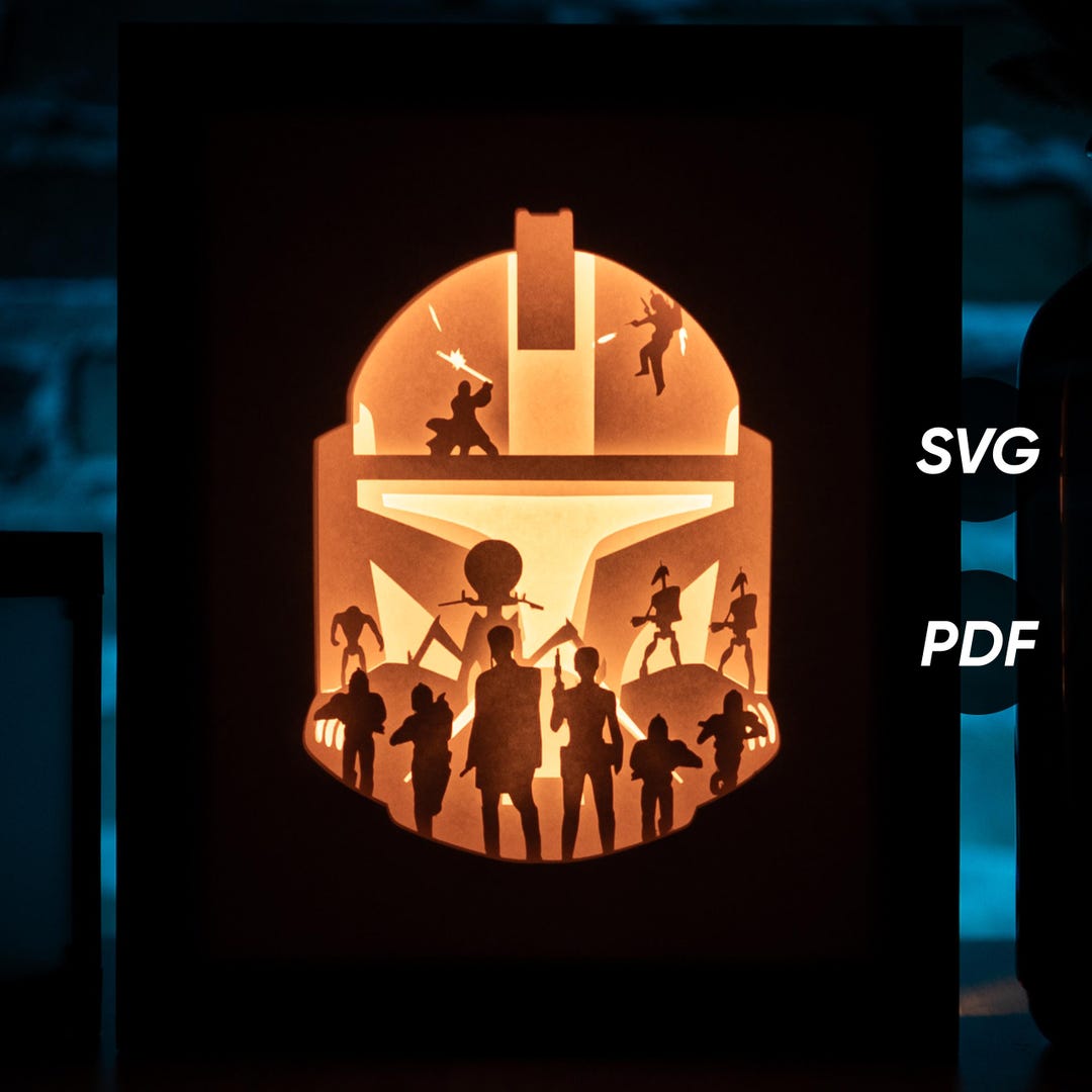 Episode 2 DIY Light Box Templates (PDF for Printing + SVG for Cutting ...