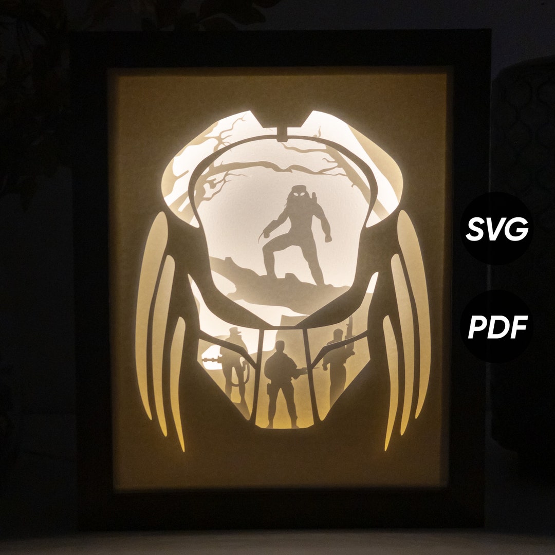 Hunter DIY Light Box Templates PDF for Printing SVG for Cutting ...