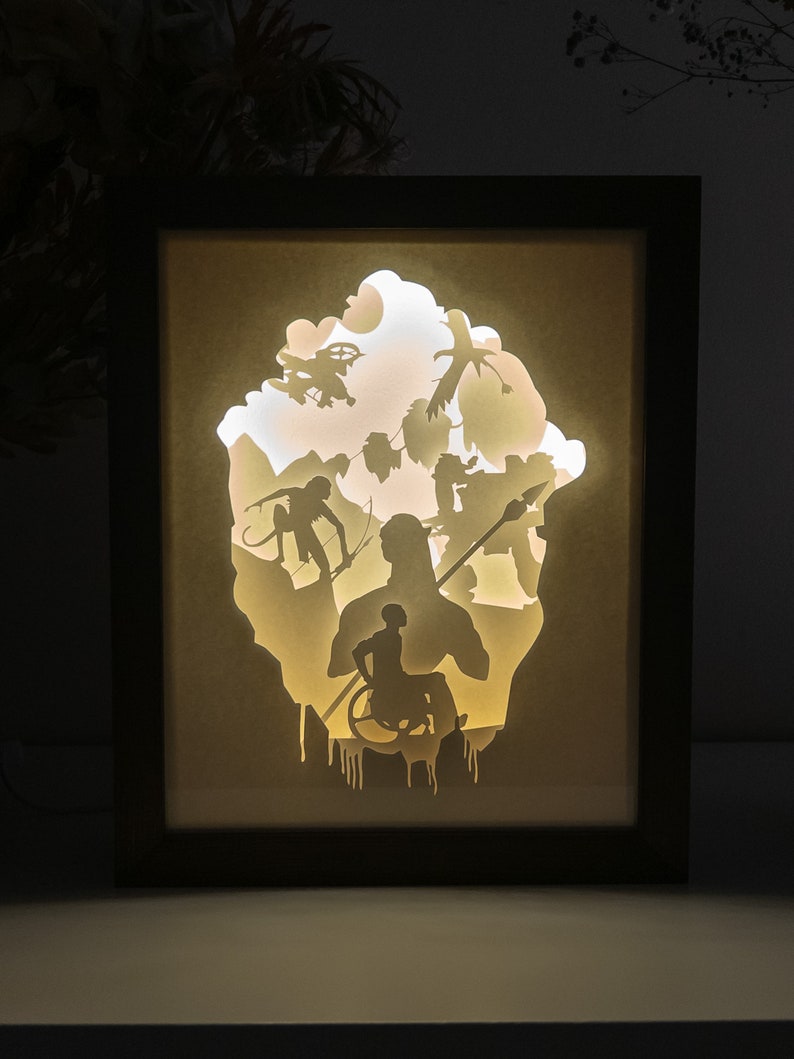 Sci-fi DIY Light Box Templates PDF for Printing SVG for Cutting ...