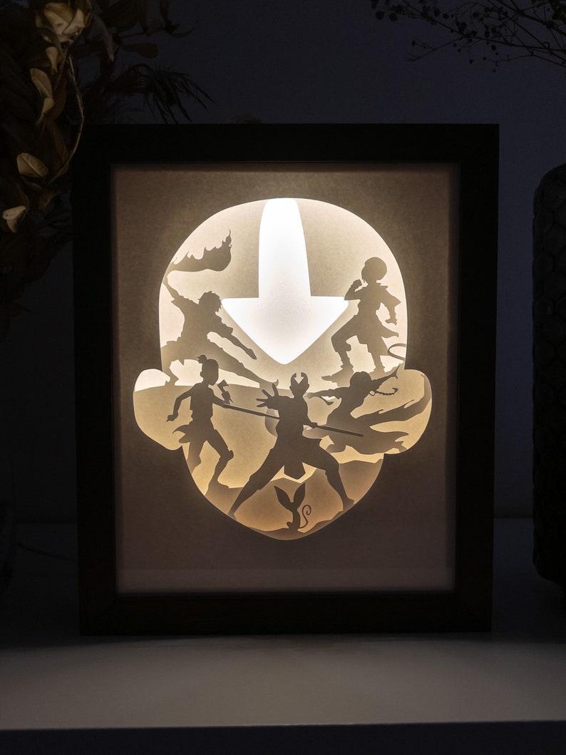Anime Themed DIY Light Box Templates (PDF for Printing + SVG for ...