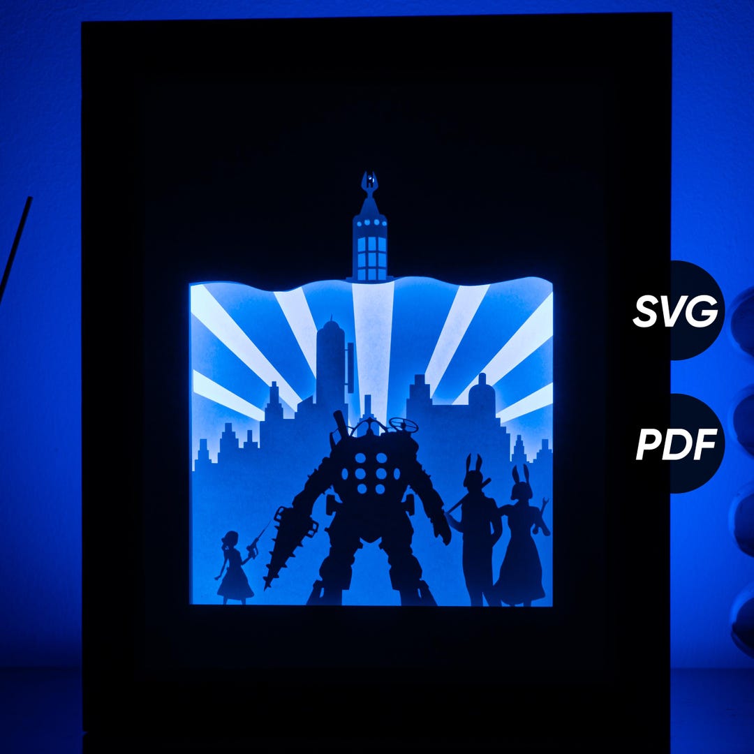 Bio DIY Light Box Templates (PDF for Printing + SVG for Cutting ...