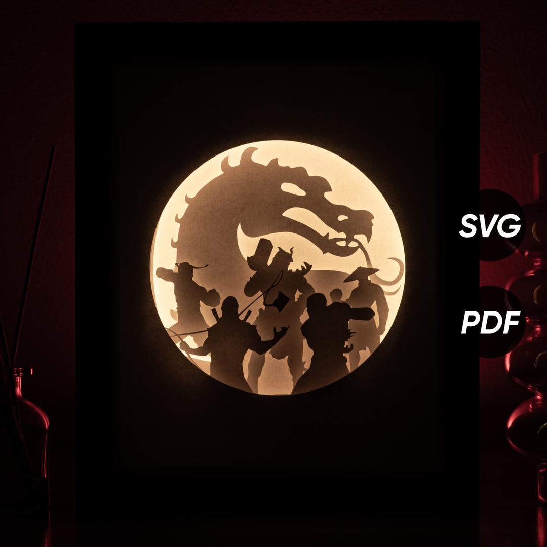 Combat DIY Light Box Templates (PDF for Printing + SVG for Cutting ...