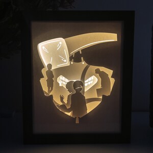 Tokyo Anime DIY Light Box Templates (PDF for Printing + SVG for Cutting ...