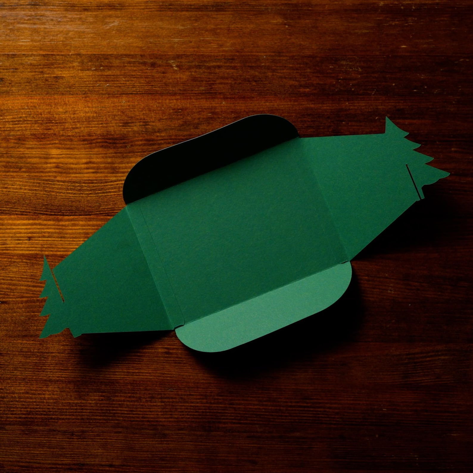 DIY Christmas Envelope With a Tree Templates | SVG + PDF and Video ...