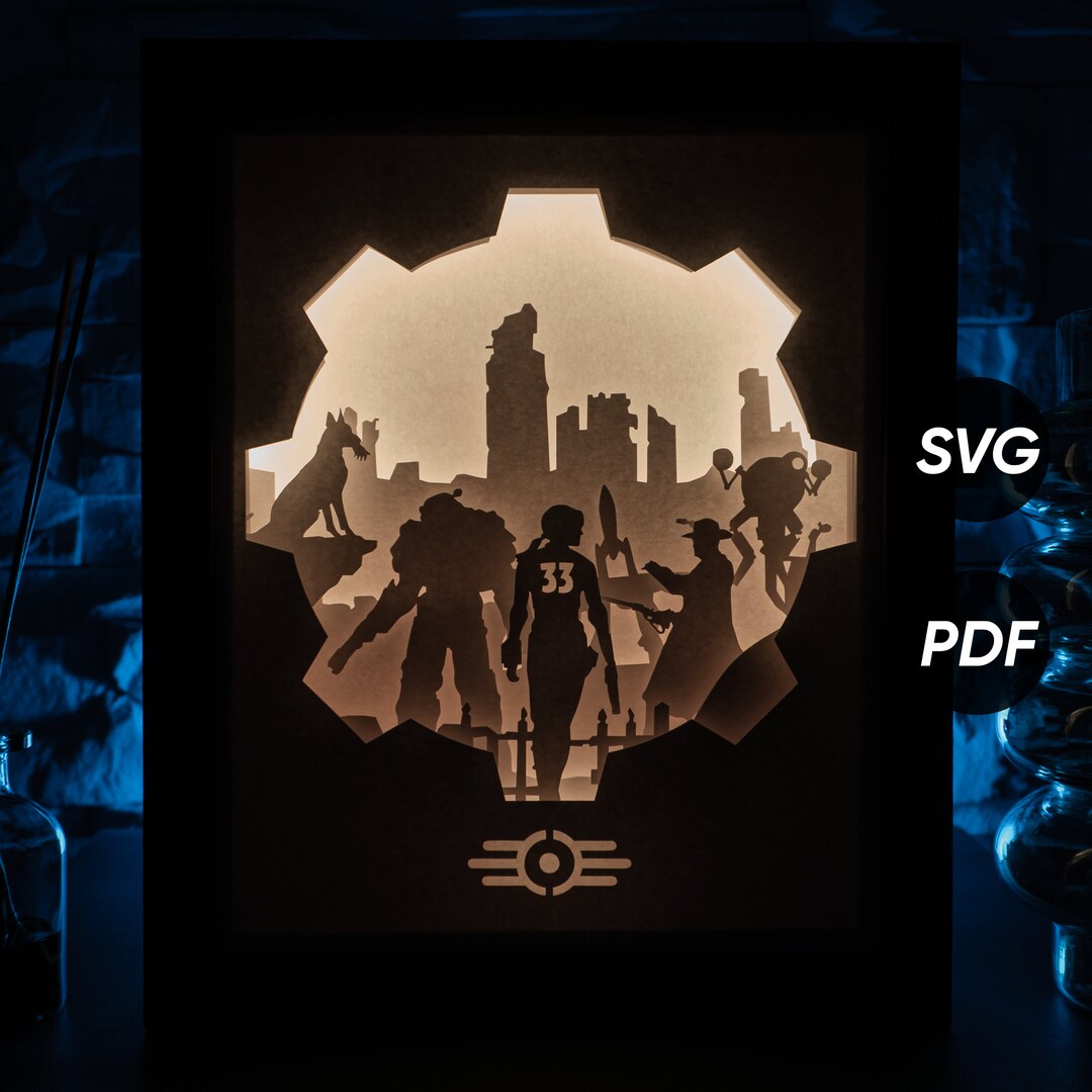 Nuclear DIY Light Box Templates (PDF for Printing + SVG for Cutting ...