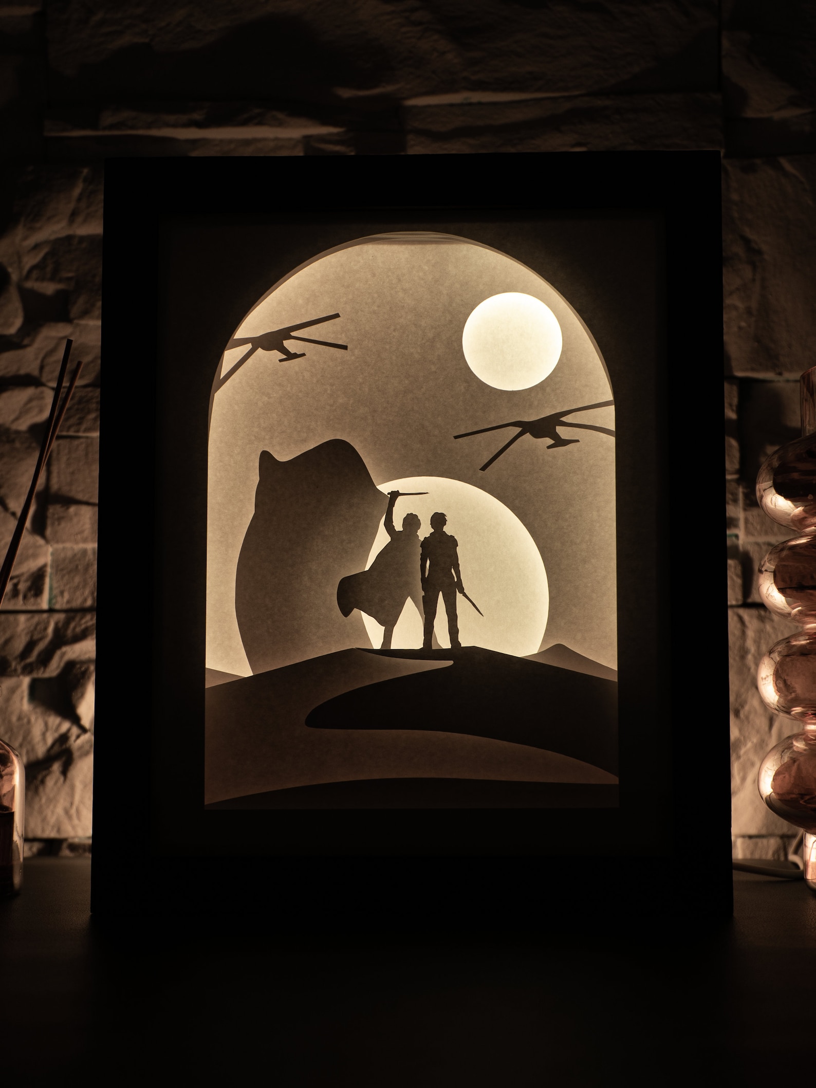 Desert DIY Light Box Templates PDF for Printing SVG for Cutting ...