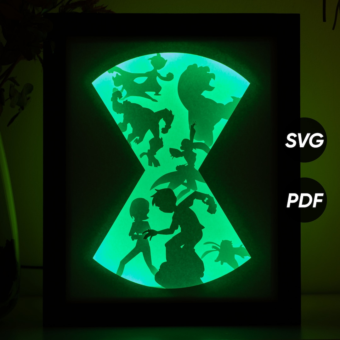 Ben DIY Light Box Templates (PDF for Printing + SVG for Cutting ...