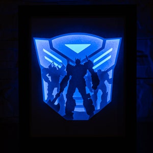 Robots DIY Light Box Templates (PDF for Printing + SVG for Cutting ...