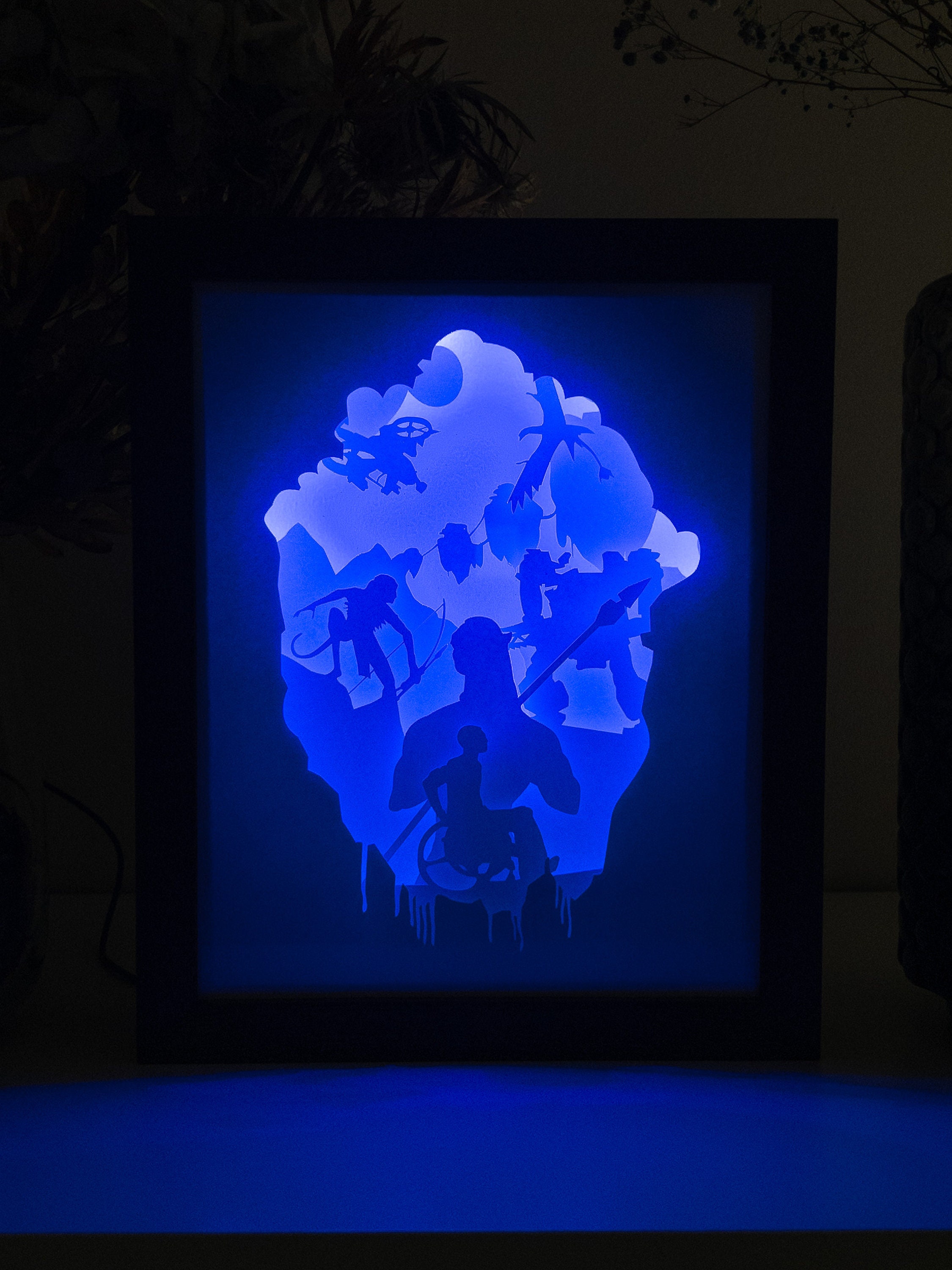 Sci-fi DIY Light Box Templates (PDF for Printing + SVG for Cutting ...
