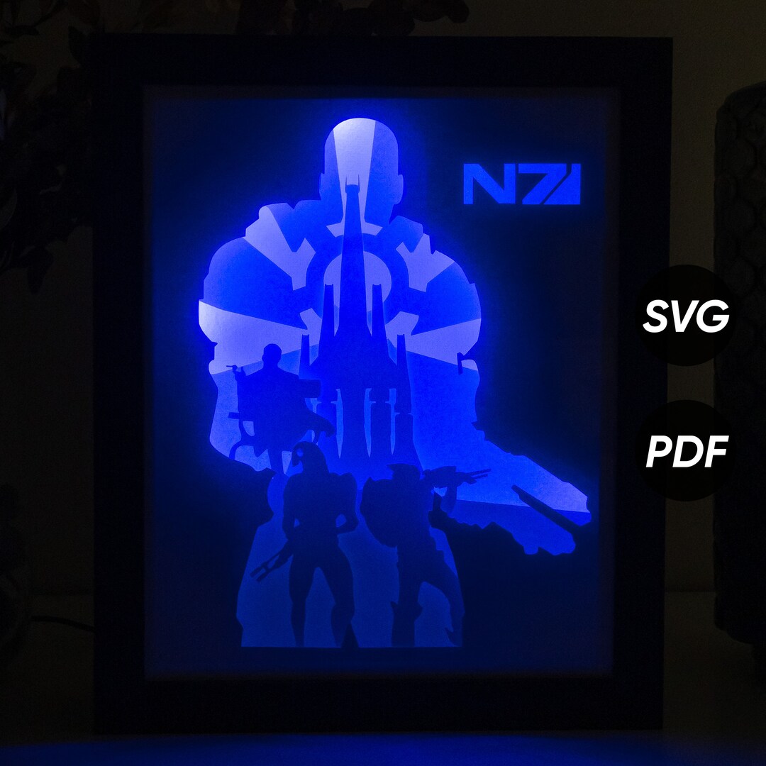 Mass DIY Light Box Templates (PDF for Printing + SVG for Cutting ...
