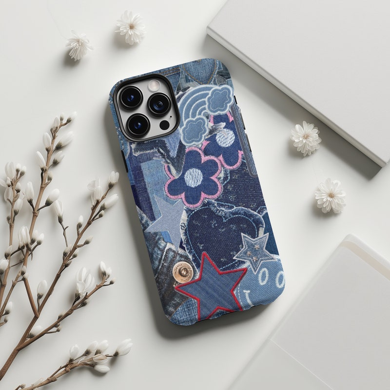 Denim Phone Case - Etsy