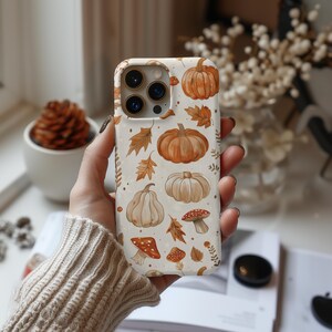 Fall Autumn Cozy Halloween Pumpkin Leaves Cottage Core Aesthetic Phone ...