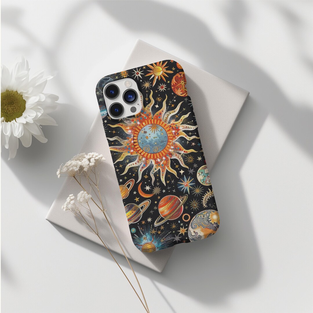 Celestial Starry Night Sky Phone Case Aesthetic Unique Cosmic Space ...
