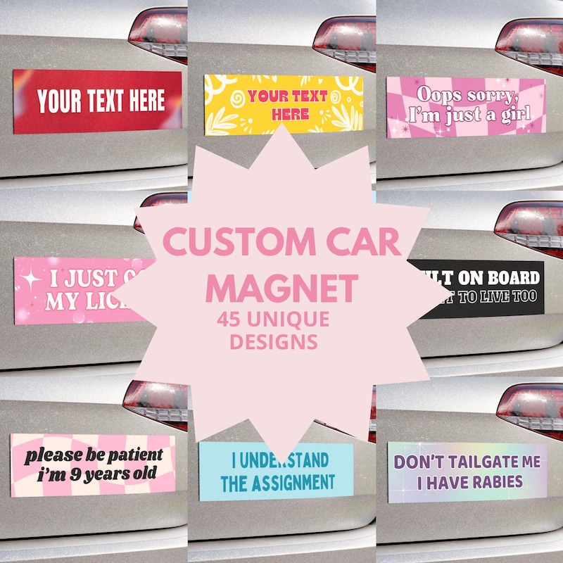 Car Bumper Sticker - Etsy