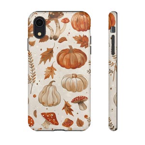 Fall Autumn Cozy Halloween Pumpkin Leaves Cottage Core Aesthetic Phone ...