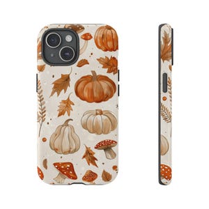 Fall Autumn Cozy Halloween Pumpkin Leaves Cottage Core Aesthetic Phone ...
