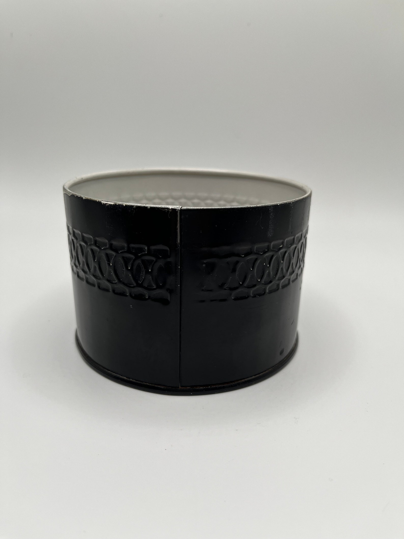 Black Tole Container With Lid - Etsy