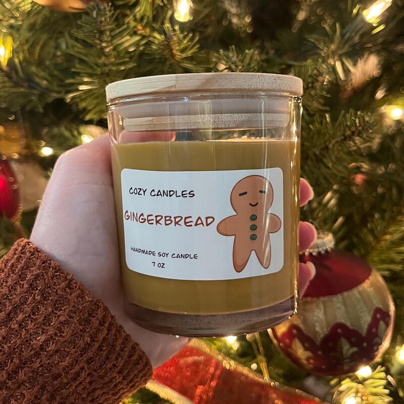 Gingerbread Candles - Etsy