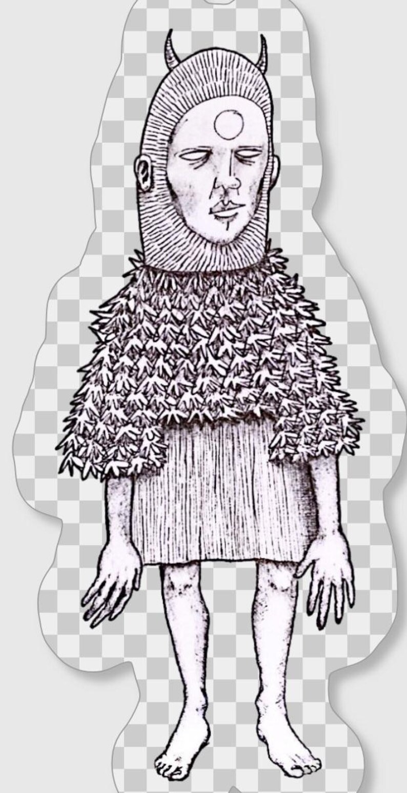 Creepy Little Devil Guy Digital Download, Art for Stickers, Phone Cases ...