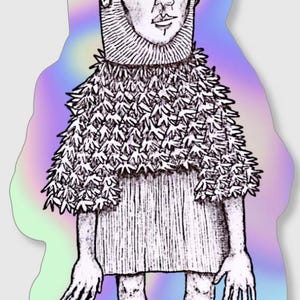 Creepy Little Devil Guy Digital Download, Art for Stickers, Phone Cases ...