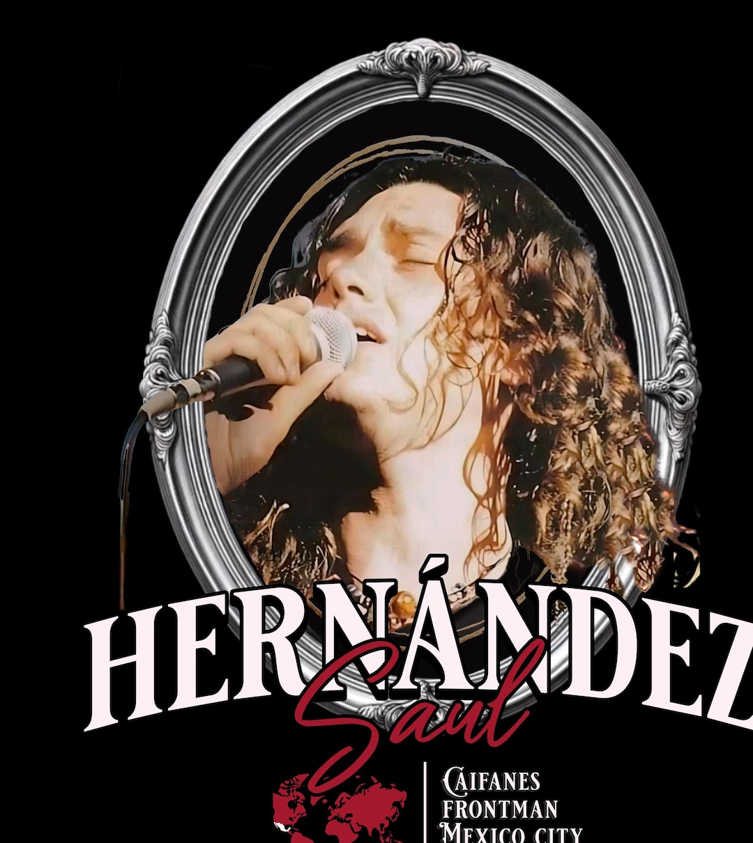 Caifanes Singer Saul Hernandez, Jaguares, Rock Mexicano, Latina Shirt ...