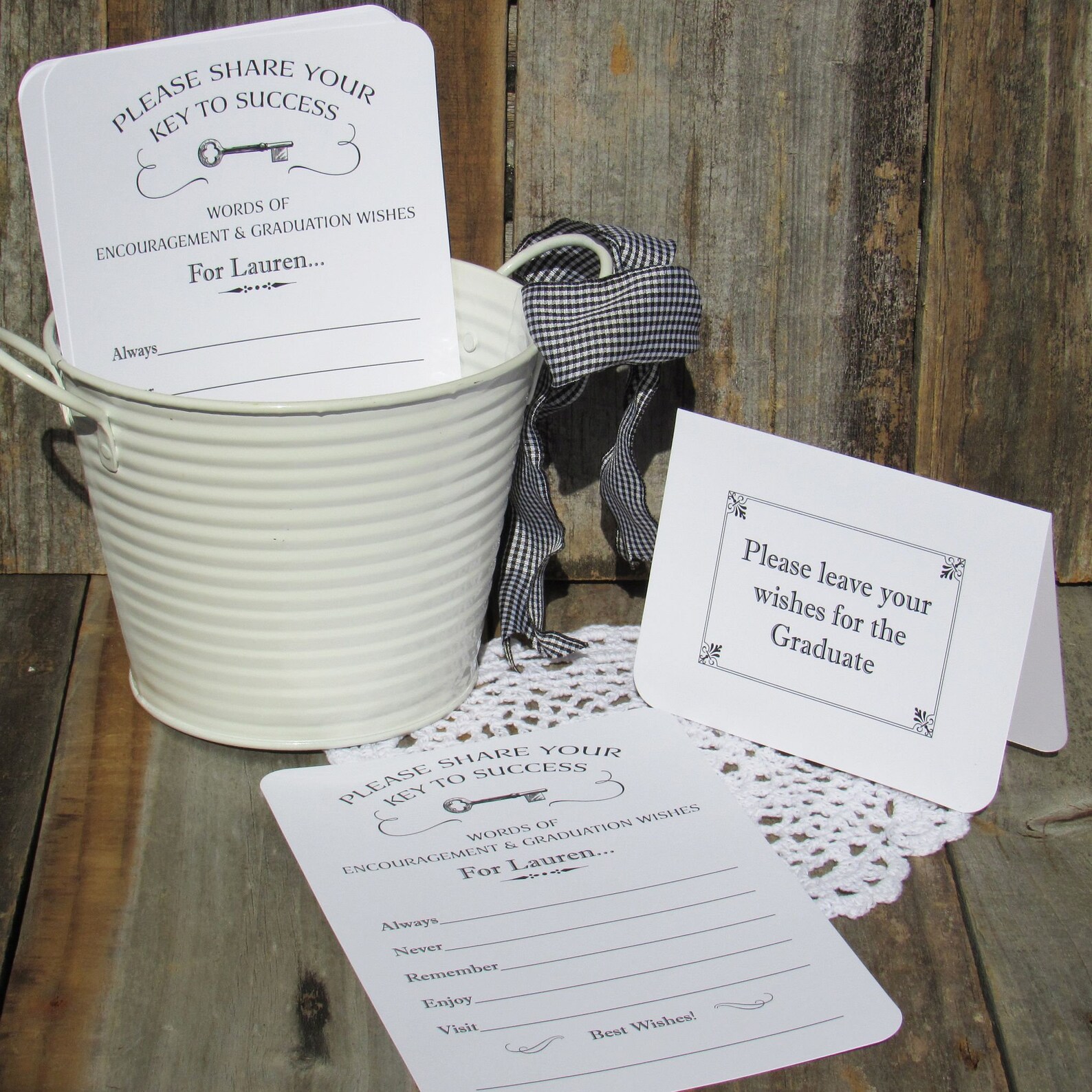 Personalized Graduation Wish Cards Graduation Wish Cards - Etsy