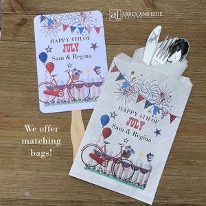 4th of July Decor, Bags Are Perfect for Utensils, Candy, Popcorn Bag or ...