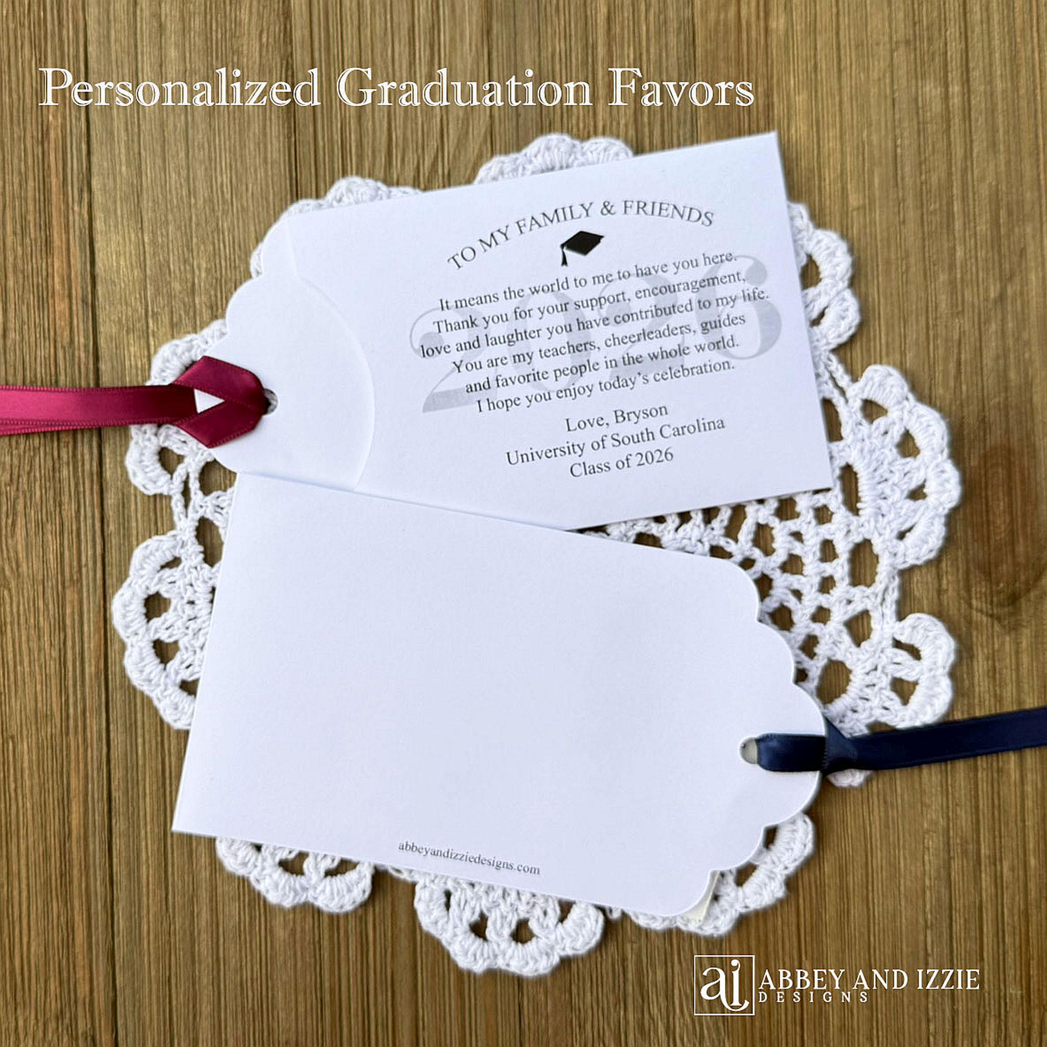 Personalized Graduation Lottery Ticket Favors: Class of 2026 - Etsy