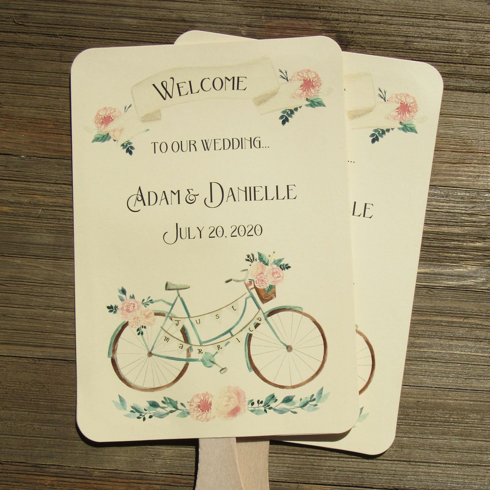 Country Wedding Fans Rustic Wedding Fans Boho Wedding Fans - Etsy