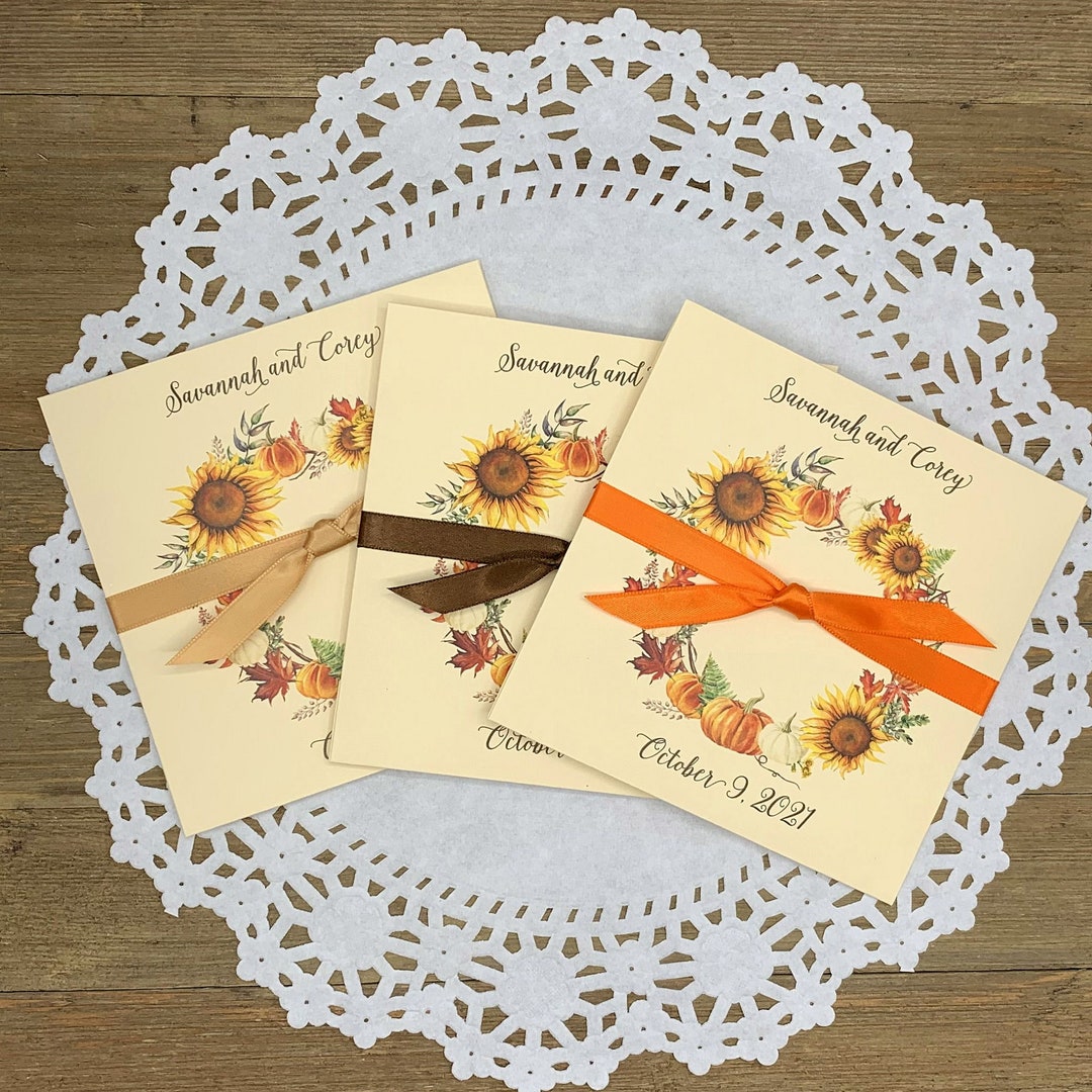 Fall Wedding Guest Favors Personalized for the Happy Couple. - Etsy