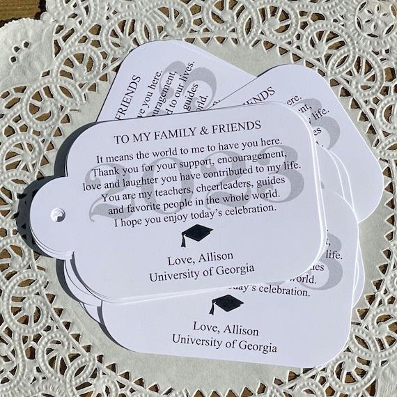 College Graduation Party Favors