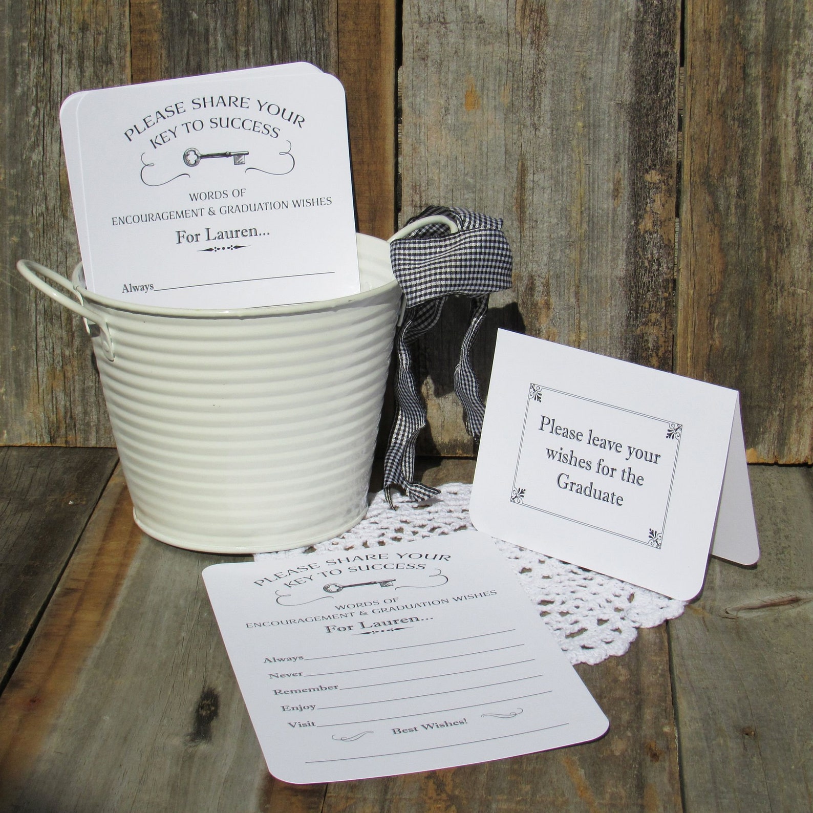 Personalized Graduation Wish Cards Graduation Wish Cards - Etsy