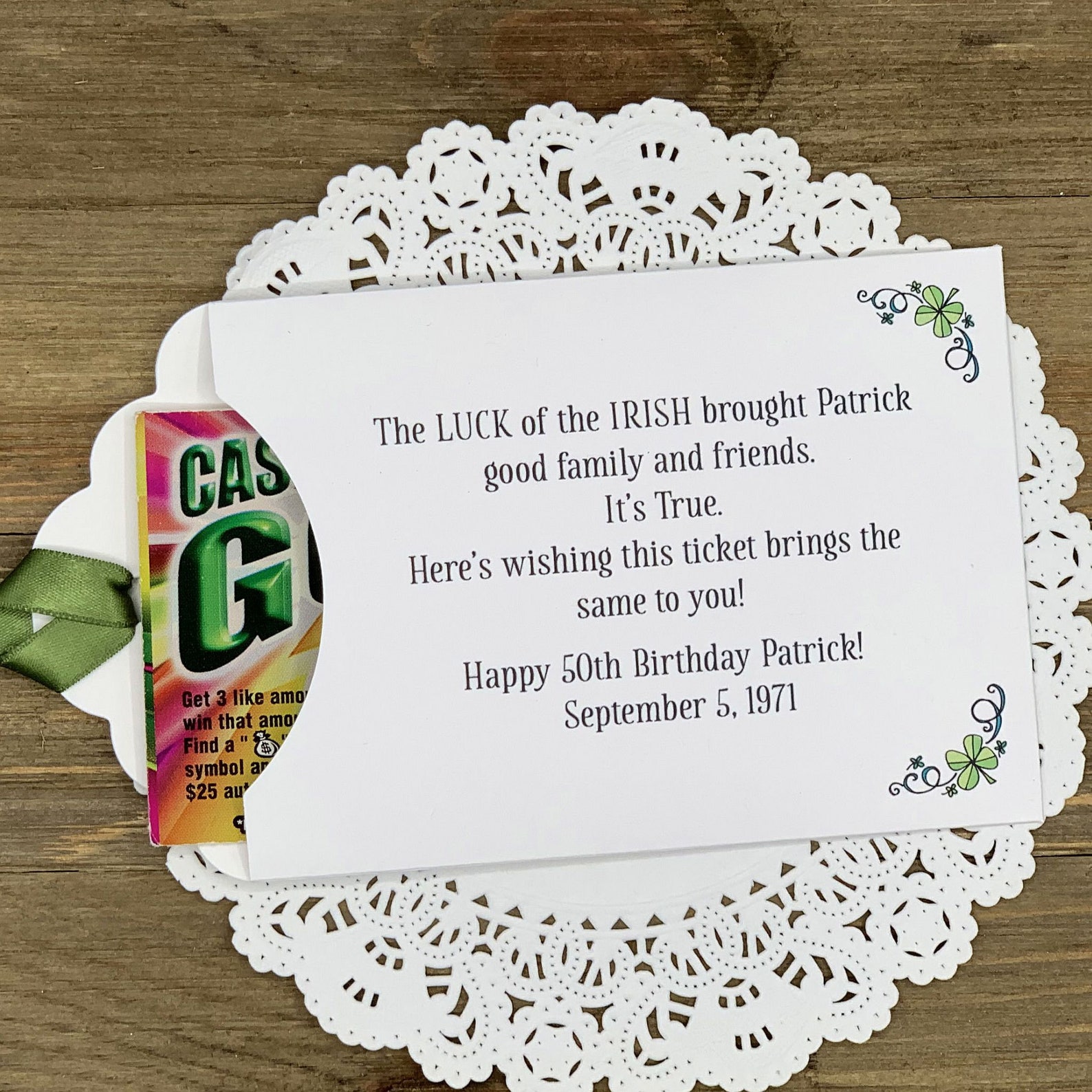 Irish Birthday Party Favors Adorned With 'the Luck of the - Etsy