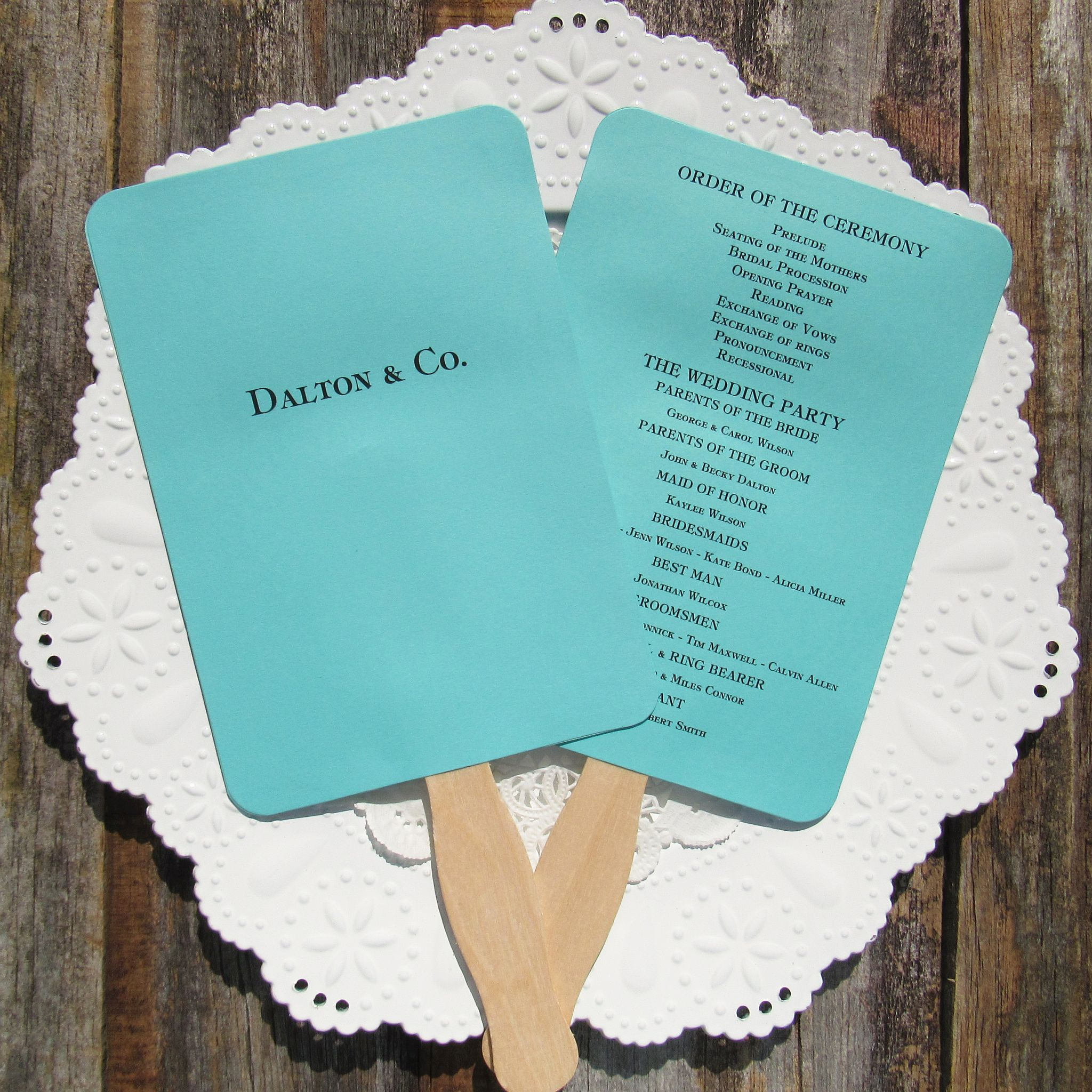 Wedding Program Fan Wedding Program Wedding Hand Fans | Etsy