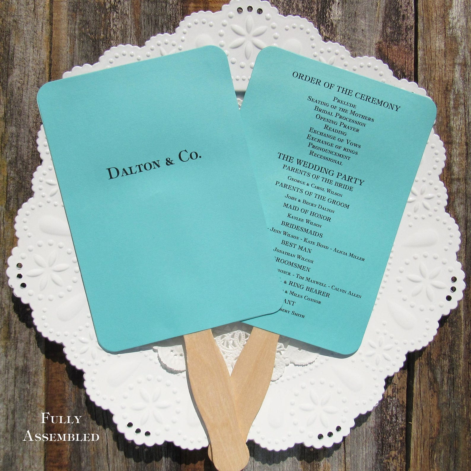 Wedding Program Fan Wedding Program Wedding Hand Fans - Etsy