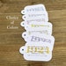 Personalized Birthday Favor Tags: Milestone Celebration, Birth Year - Etsy